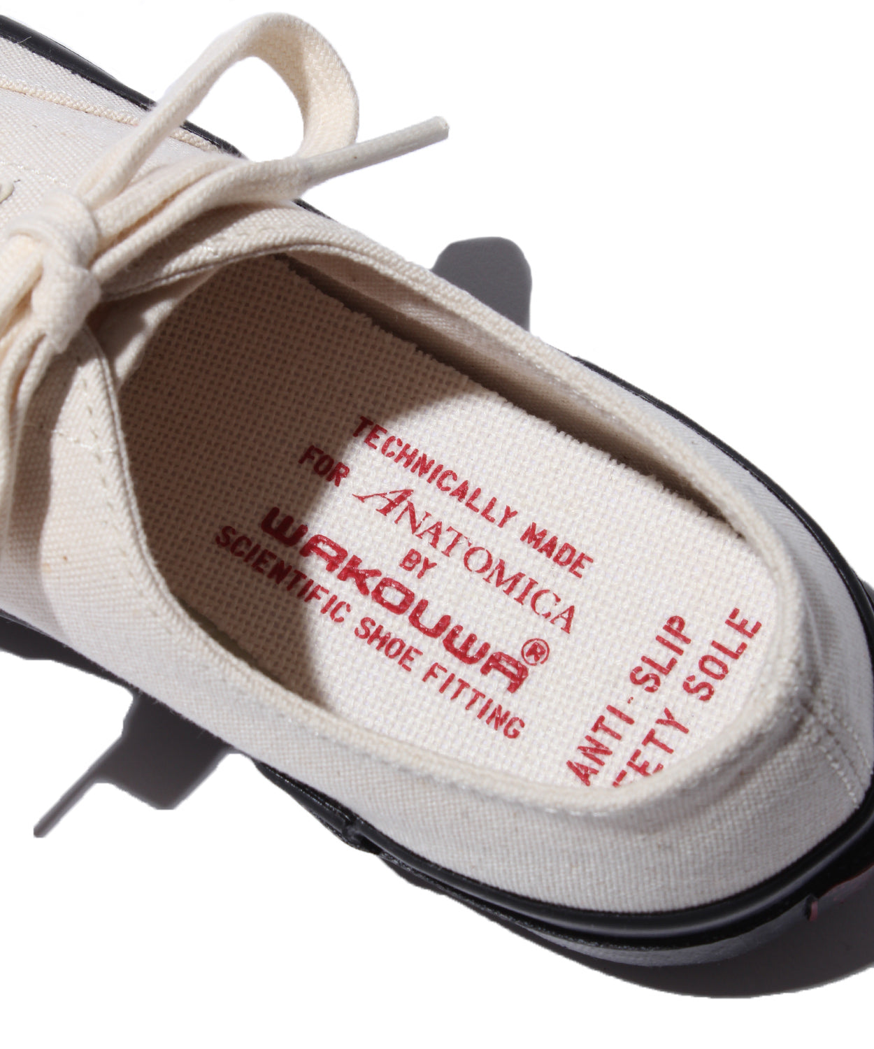 NEW PRICE 】WAKOUWA CANVAS OX LOW BLACK SOLE / NATURAL – A'r11551 ...