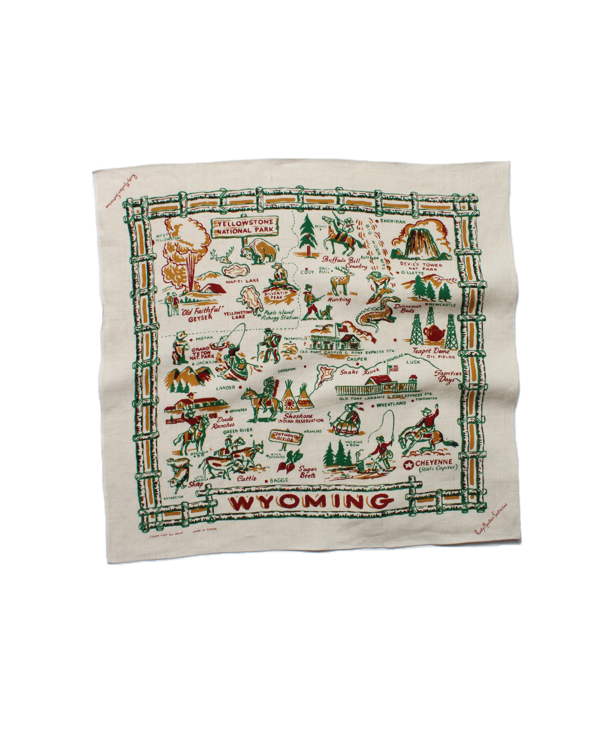 24SS 】RMFC BANDANA WYOMING / NATURAL – A'r11551 FUKUOKA / アール福岡